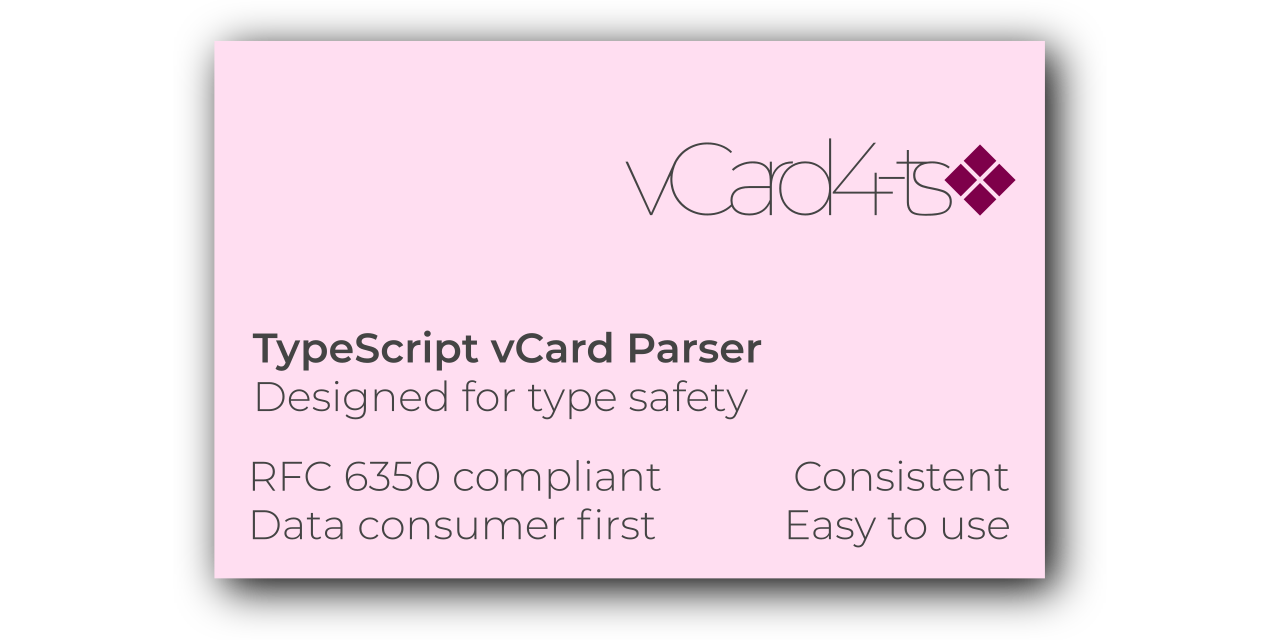 vcard4-ts: A TypeScript-first vCard parser – Netfuture: The future is networked